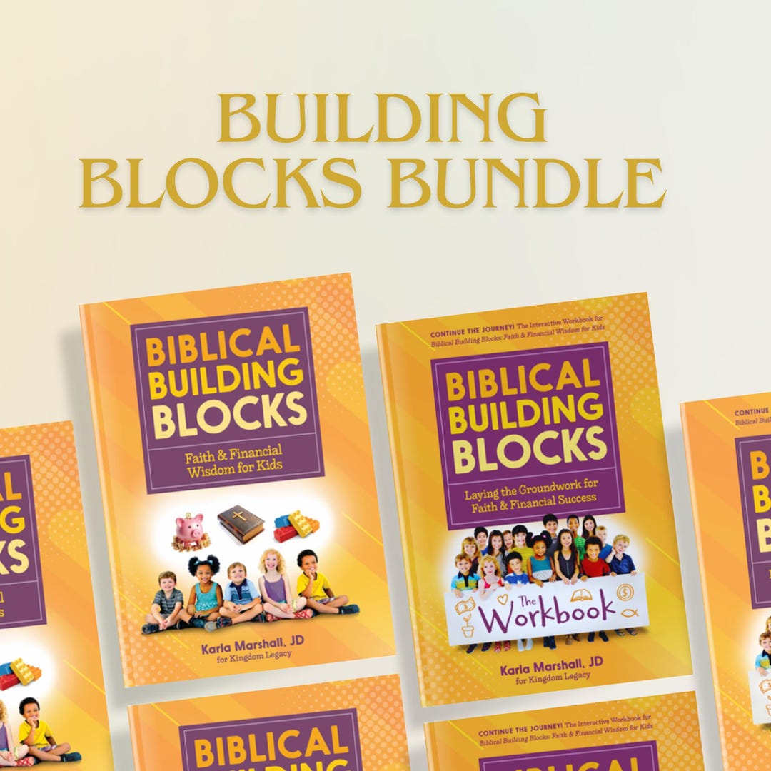 Biblical Building Blocks Book + Workbook Bundle - Etsy
