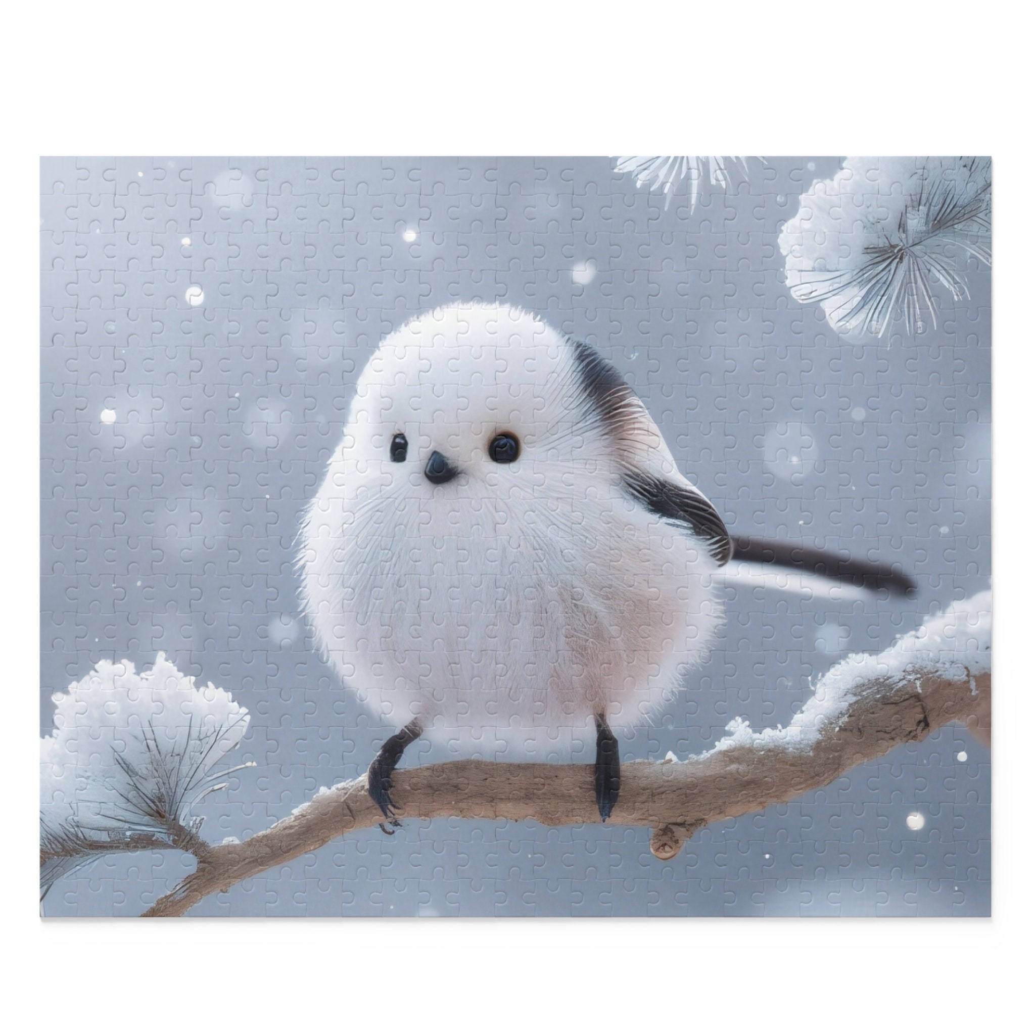 Japanese Hokkaido Bird SHIMAENAGA Kawaii Snow Fairy Bird Jigsaw Puzzle ...