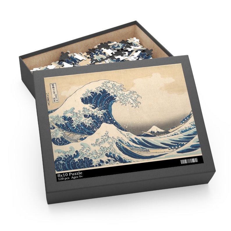 Hokusai Katsushika the Great Wave off Kanagawa Japan Edo Period Ukiyoe ...