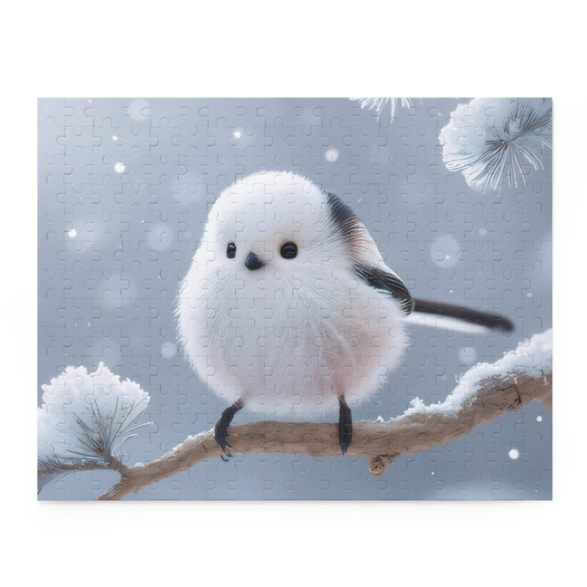 Japanese Hokkaido Bird SHIMAENAGA Kawaii Snow Fairy Bird Jigsaw Puzzle ...