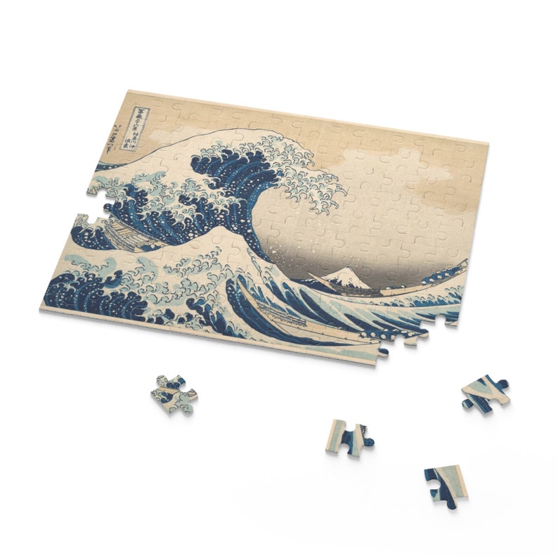 Hokusai Katsushika the Great Wave off Kanagawa Japan Edo Period Ukiyoe ...