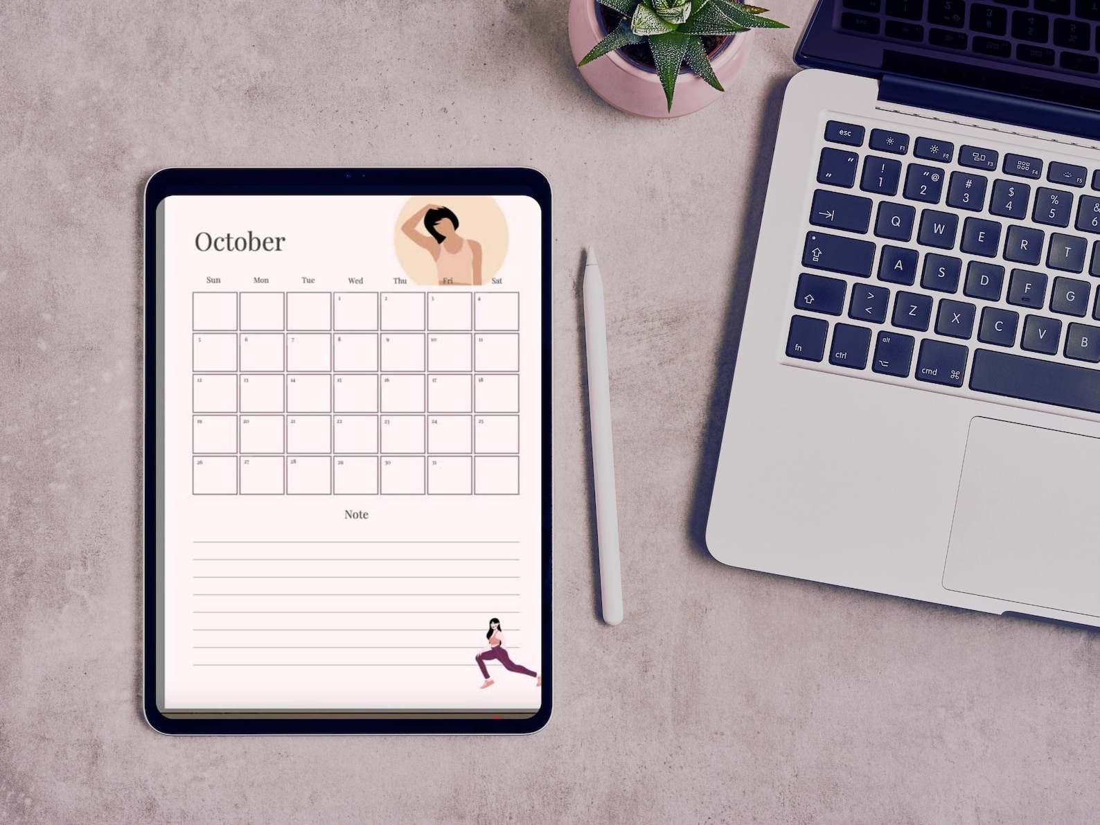 Fitness Planner - Exercise Planner - Fitness Journal - Workout Tracker - Fitness Challenge ...