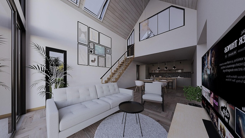 100m2 Two-story House Plan: Modern, Comfortable and Aesthetic Housing ...