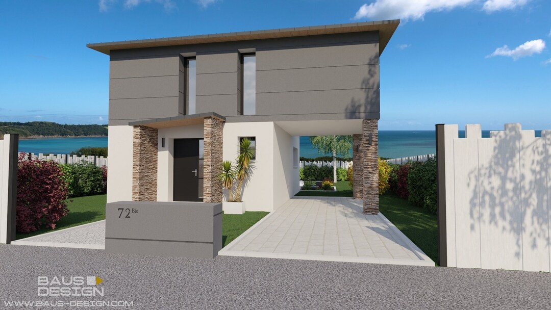 Single Storey House Plan of 65m2: Practical, Comfortable and Aesthetic ...