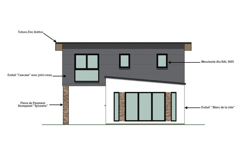 Single Storey House Plan of 65m2: Practical, Comfortable and Aesthetic ...
