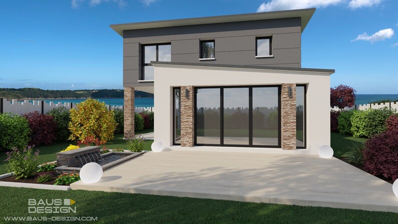 Single Storey House Plan of 65m2: Practical, Comfortable and Aesthetic ...