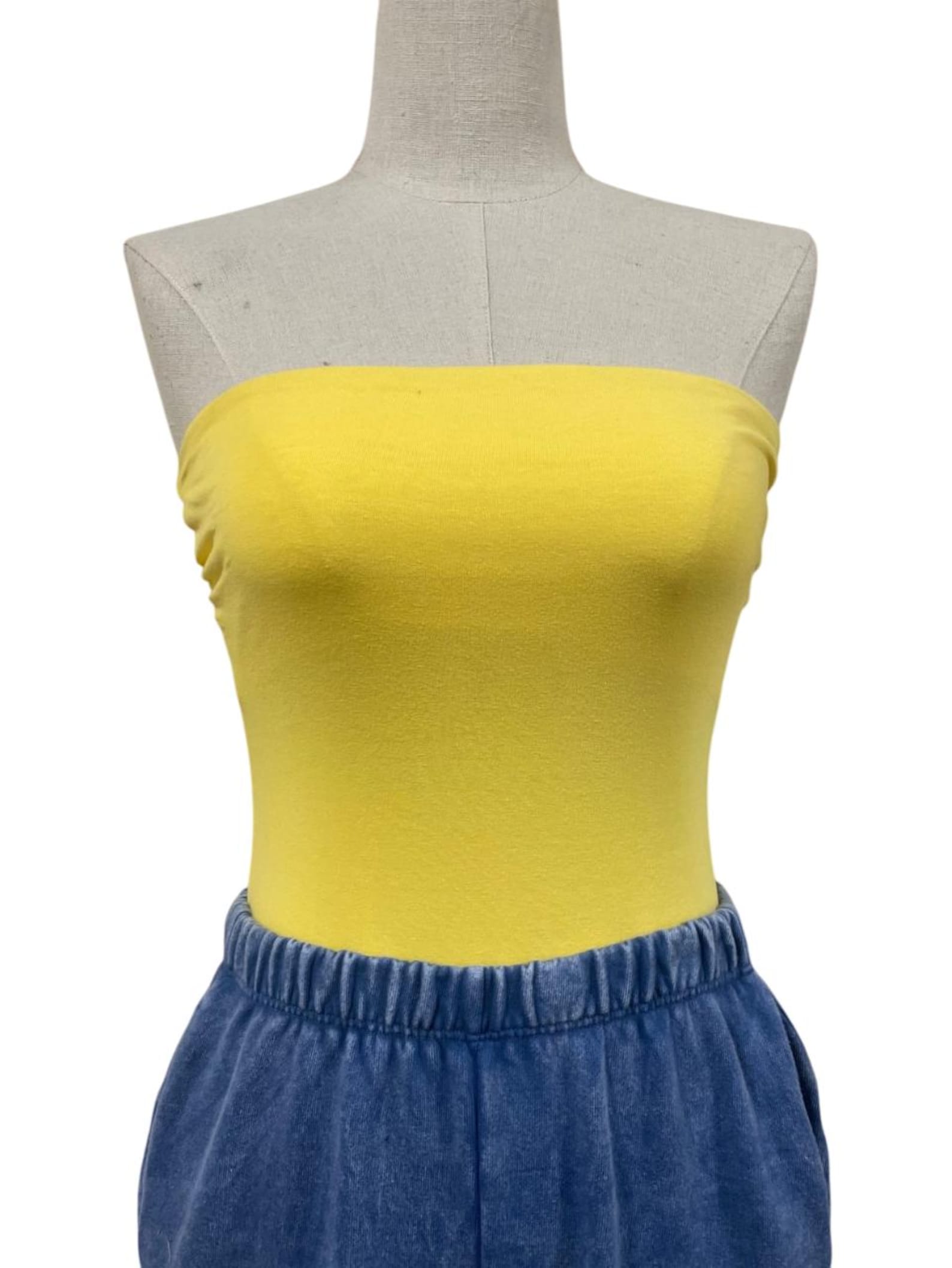 Tube Top / Strapless Tube Top / Long Length Bandeau Bra Top / Fitted ...