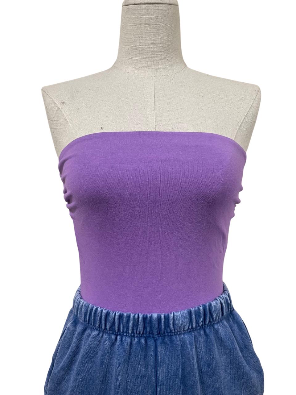 Tube Top / Strapless Tube Top / Long Length Bandeau Bra Top / Fitted ...