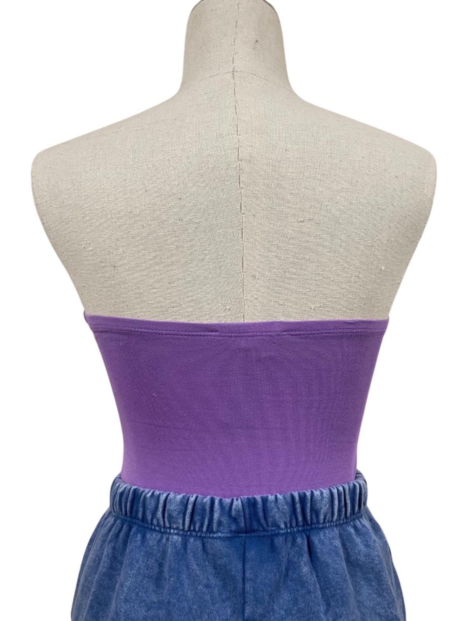 Tube Top / Strapless Tube Top / Long Length Bandeau Bra Top / Fitted ...