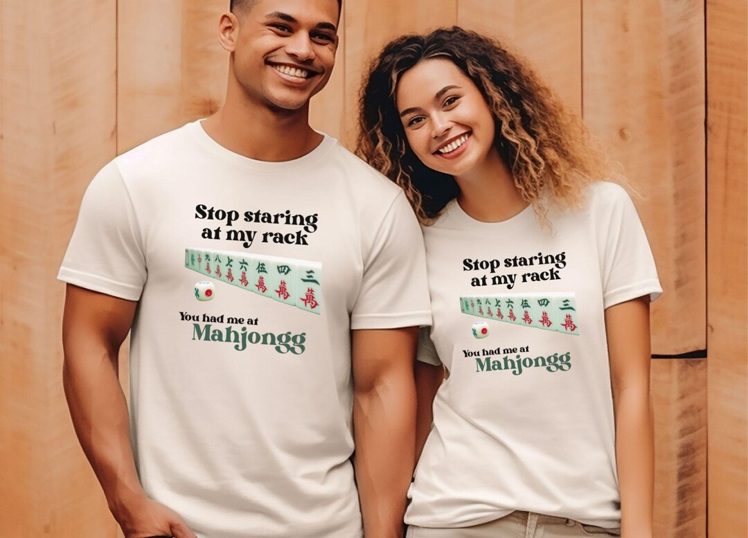 Funny Mahjong Tee: Stop Staring at My Rack - Mahjong Lover Gift - Etsy