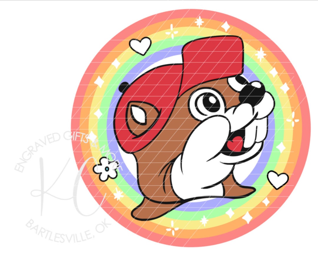 Buc-ees Rainbow SVG File - Etsy