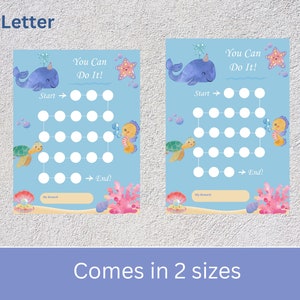 Under the Sea Reward Chart Sticker Chart Behavior Chart Printable ...