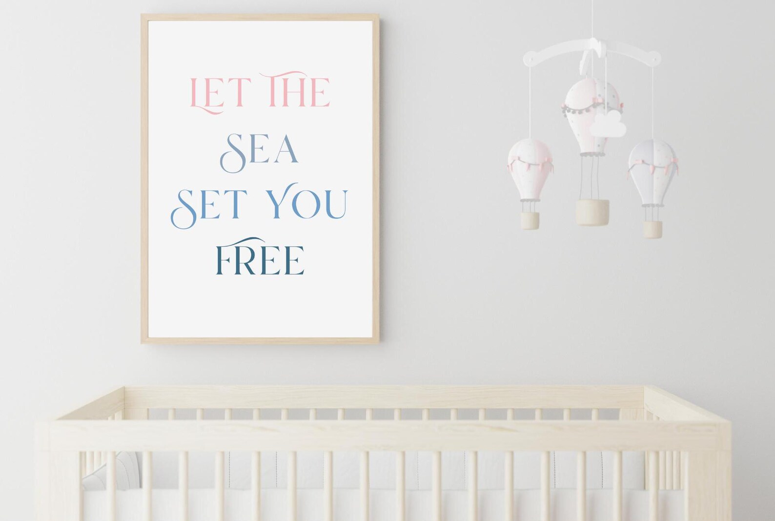 Let the Sea Set You Free Nautical Wall Art Ocean Nursery Prints Light ...