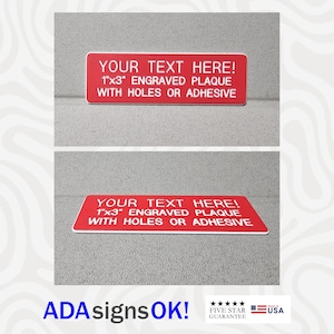 CUSTOM ENGRAVED SIGNS! Name Plates & Tags - Personalized Plaques ...