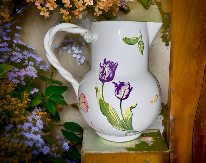 Tiffany & Company, Tiffany Petals Water Pitcher With Garden Snake ...