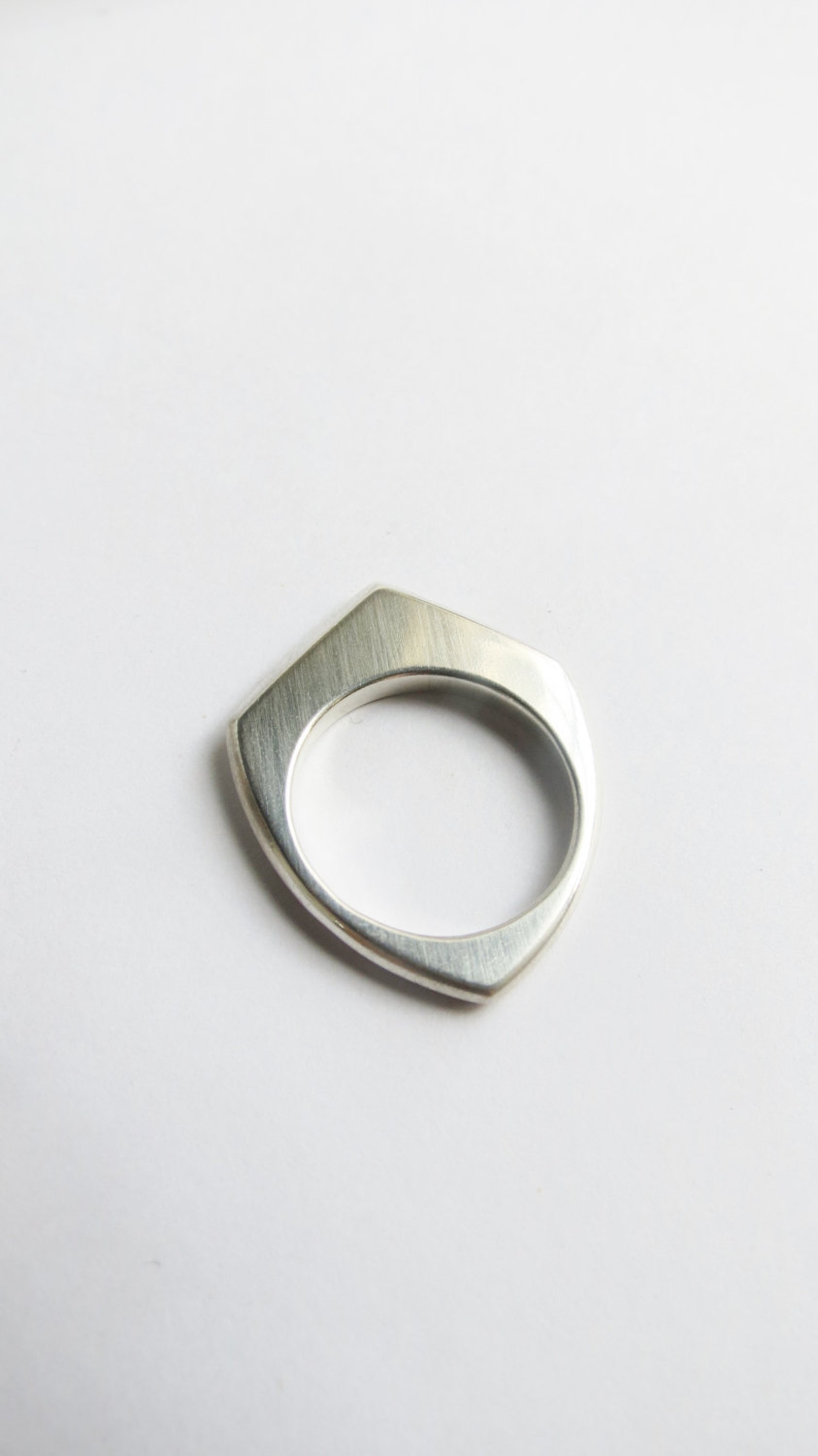 Sterling Silver Shield Ring. Custom Made to Order. Sterling | Etsy