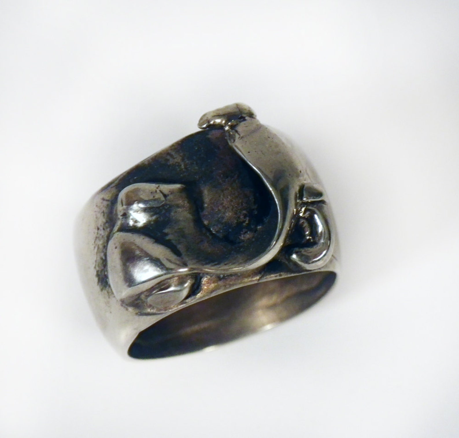 Vespa Scooter Ring in White/gold Bronze - Etsy