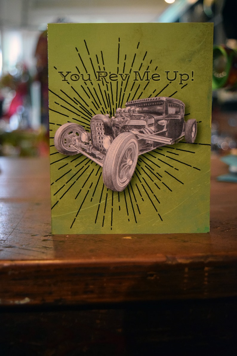 You Rev Me Up Card for Men | Etsy