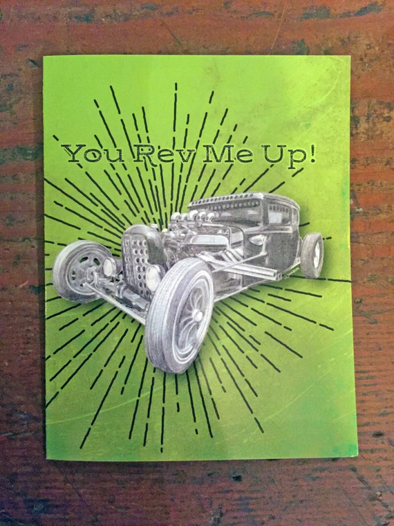 You Rev Me Up Card for Men | Etsy