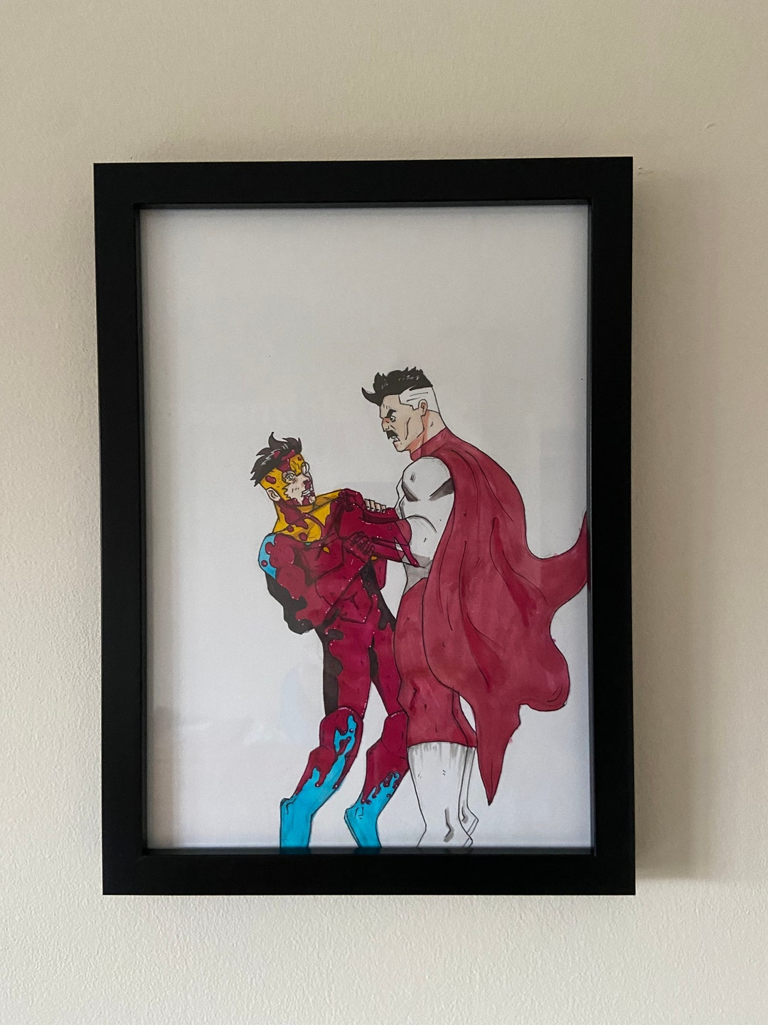Invincible Versus Omni-man Artwork - Etsy