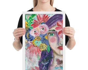 Mixed Media Poster | Etsy