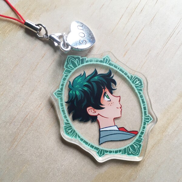 Izuku Midoriya Keychain - Etsy