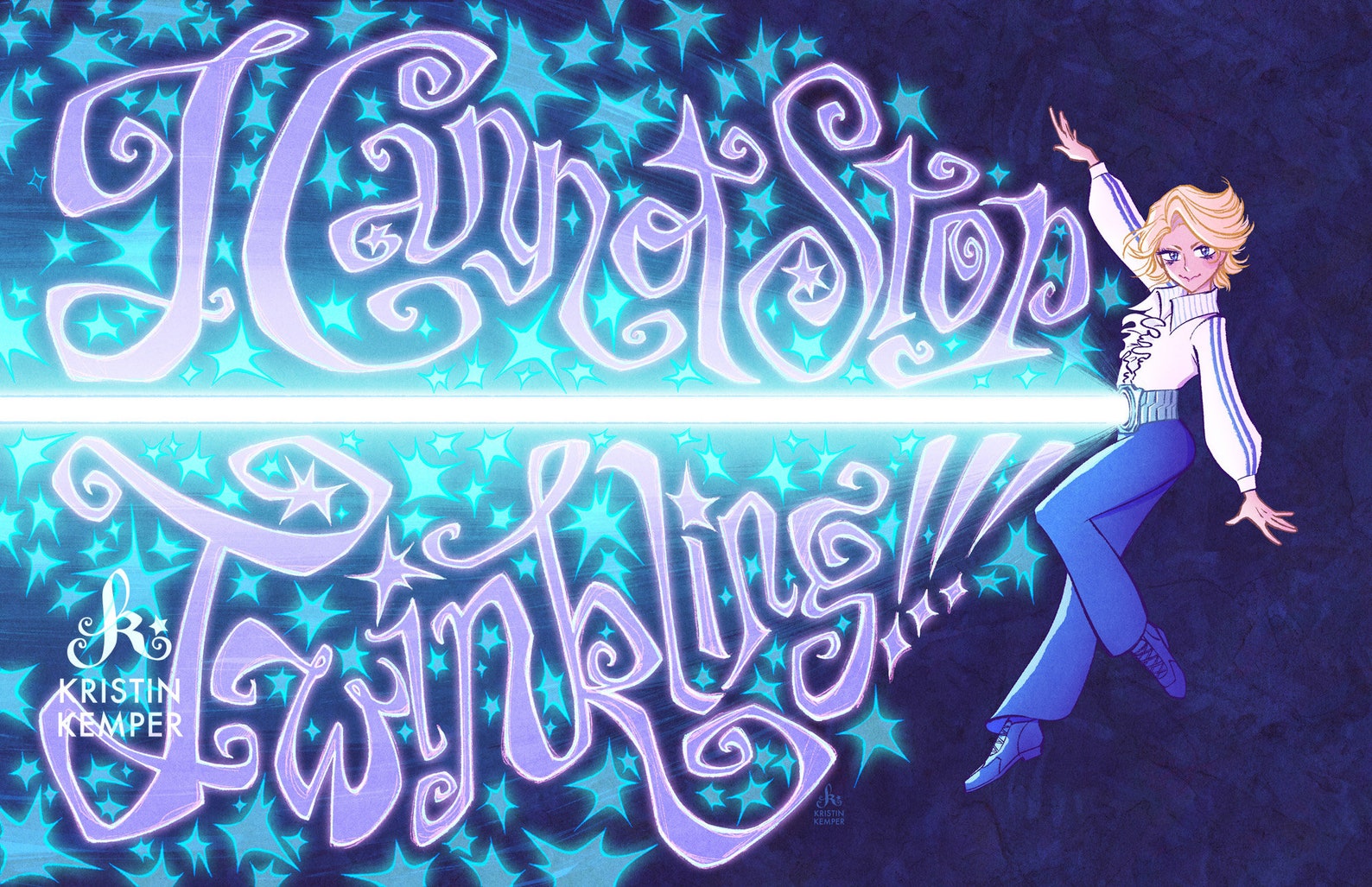I Cannot Stop Twinkling 11x17 Poster Print Aoyama - Etsy