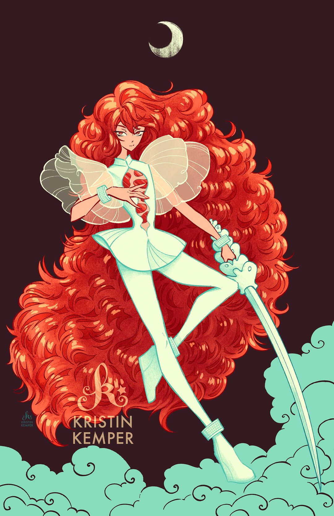 Lunar Padpa 11x17 Poster Print Houseki No Kuni/ Land of the Lustrous ...