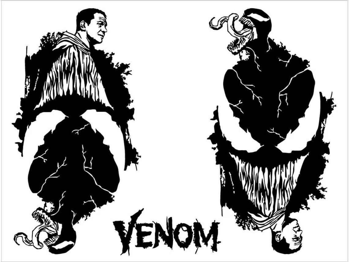 VENOM, Venom SVG, Venom Silhouette, Venom Vector, Venom Clip Art, Cut ...