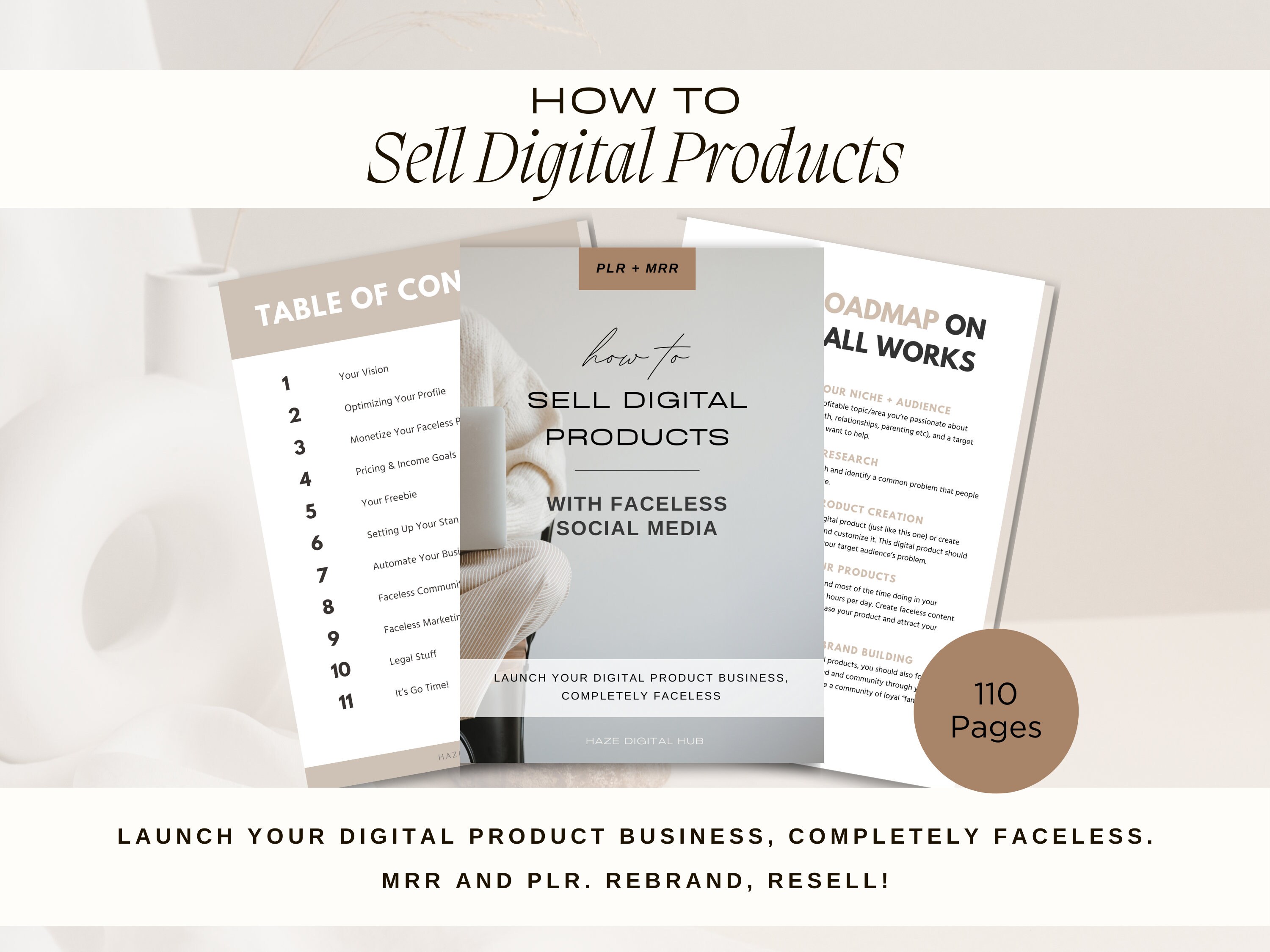 Faceless Digital Marketing Ebook, Instagram, Stan Store (MRR) - Etsy