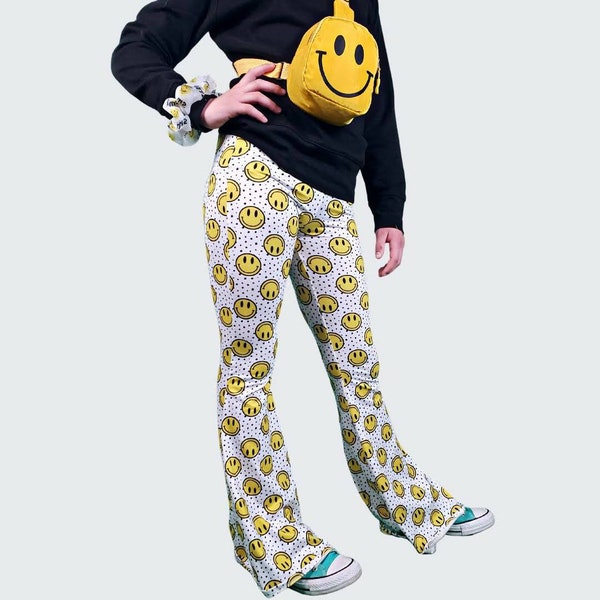 Smiley Face Toddler Pants - Etsy