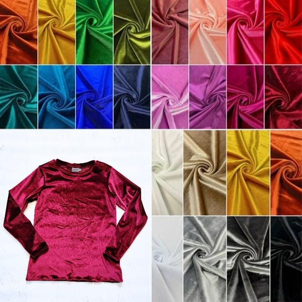 Womens Velvet Apparel - Etsy