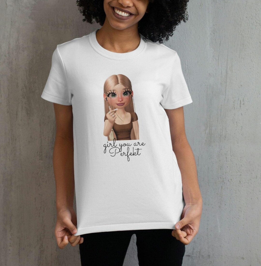 ZEPETO st4r_dasy Unisex T-shirt Girl You Are Perfect, Trendy - Etsy