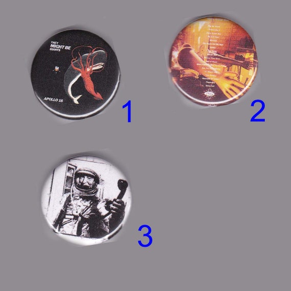 Apollo 18 Album Art Buttons or Magnets Three Design Choices | Etsy