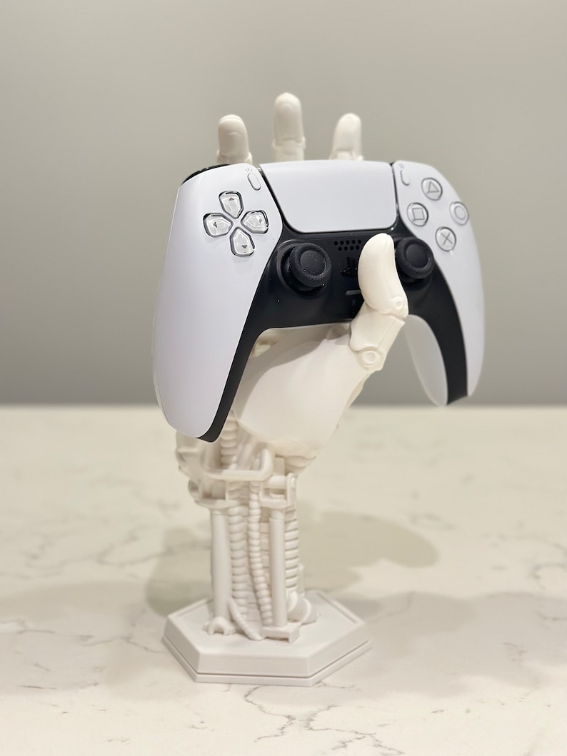 3D Printed Ps5 Robot Hand Controller Stand - Personalized Holder ...