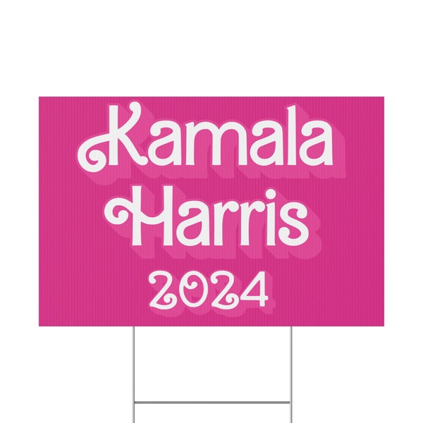Kamala Harris Barbie Sign - Etsy