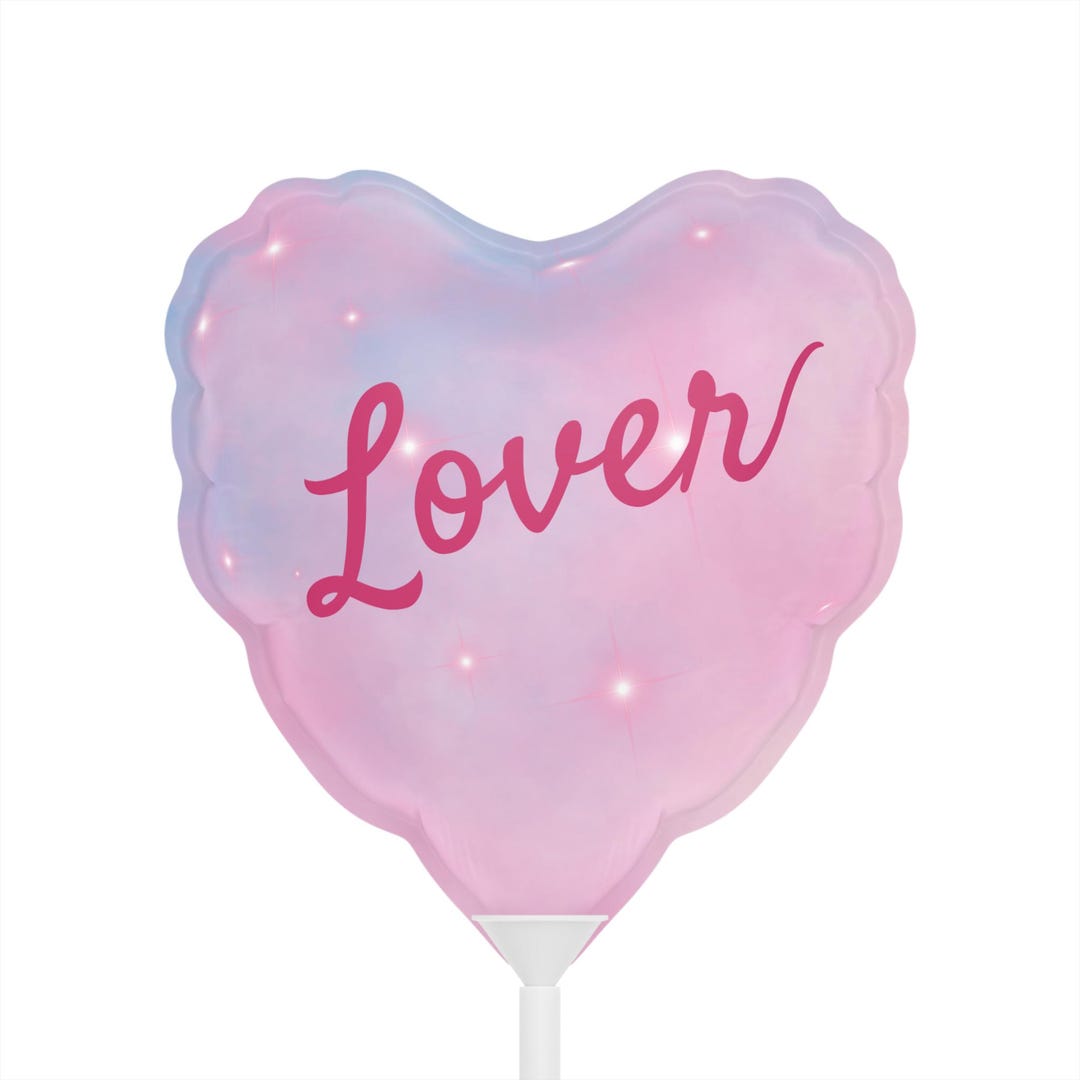 Pastel Clouds Lover Valentine's Day Balloon, Heart-shaped Balloon, 6 ...