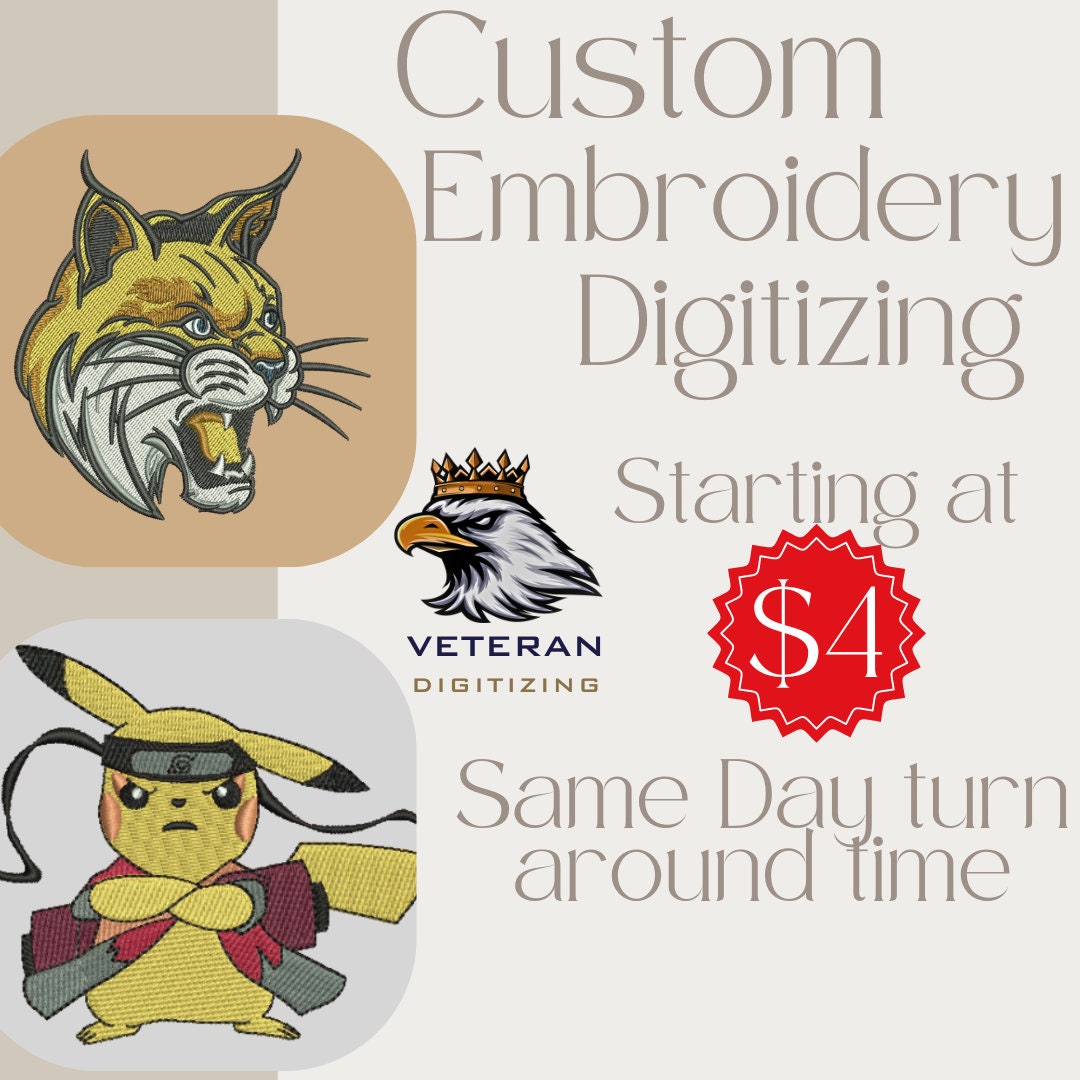 Custom Embroidery Digitizing, Logo Digitizing, Embroidery Digitizing ...