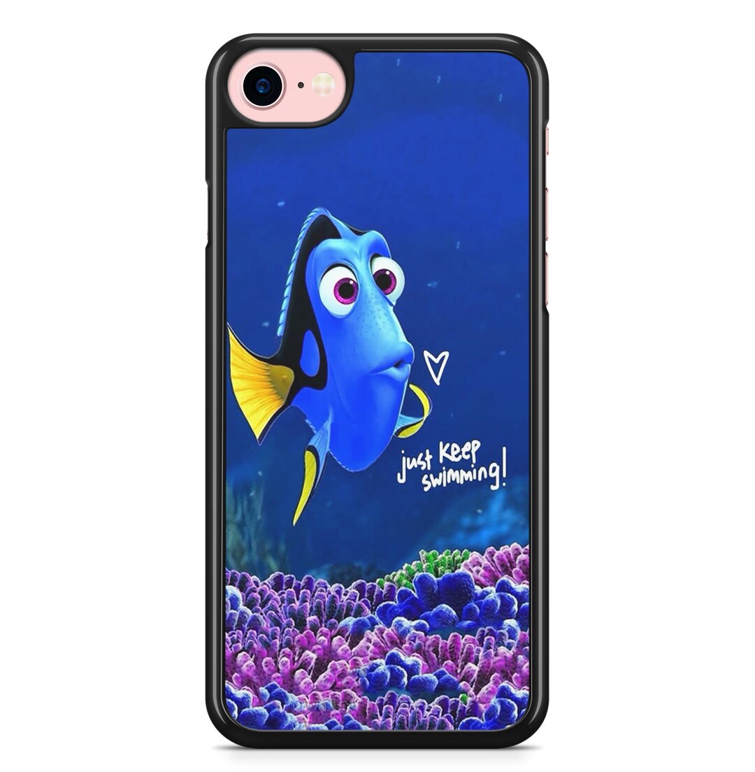 Case for iPhone and Samsung Dory Finding Nemo Just Keep Swimming Disney ...