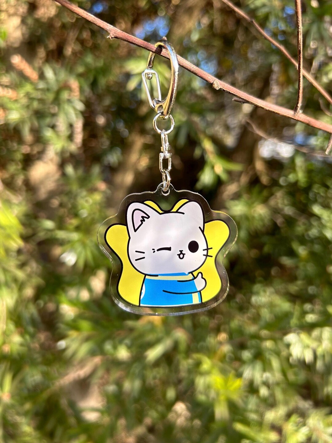 Fallout vault Cat Vault Boy Keychain - Etsy
