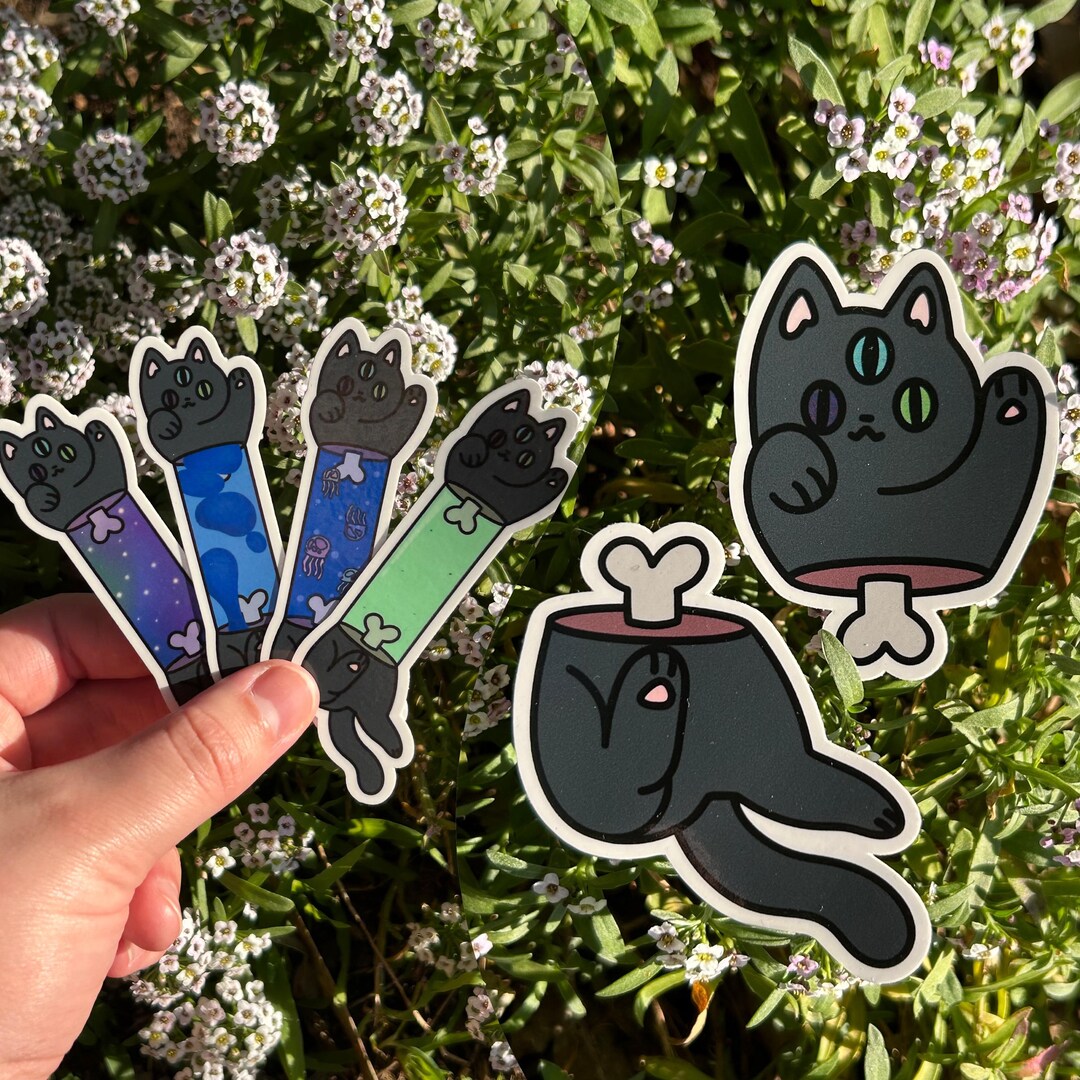 Nyx Cat Variants Vinyl Sticker - Etsy