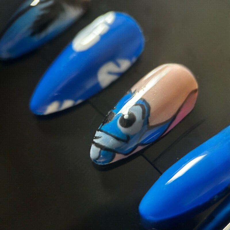 Lilo and Stitch Nails - Etsy