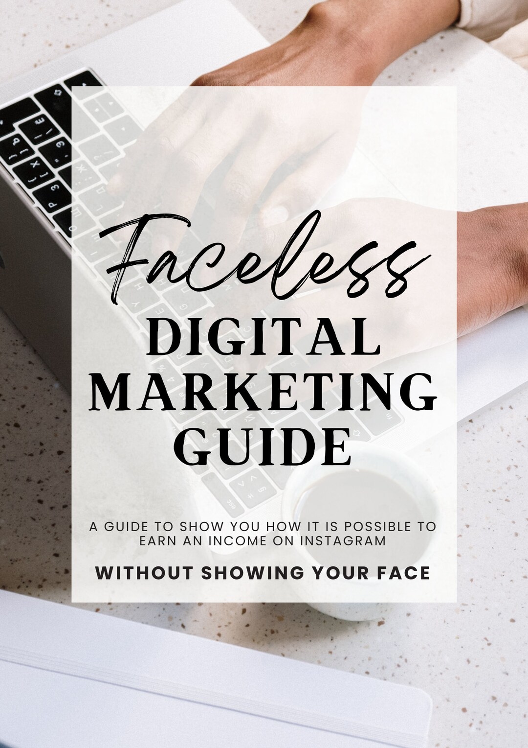 Faceless Digital Marketing Guide With Resell Rights - Etsy