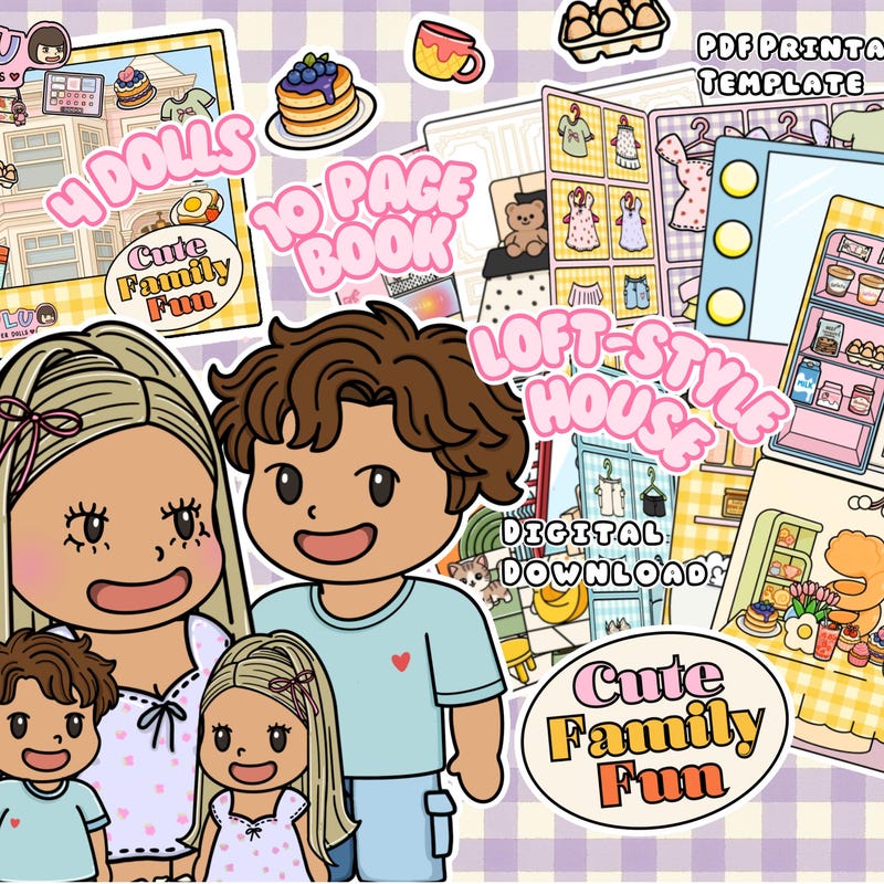 Doll House Fun Figures - Etsy