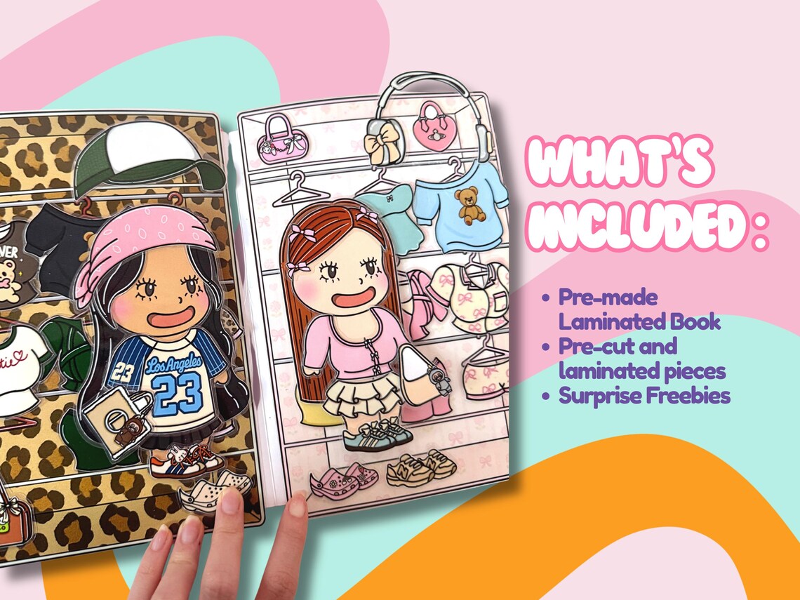 Handmade Custom Lulu Paper Doll Premade Book ANY STYLE - Etsy