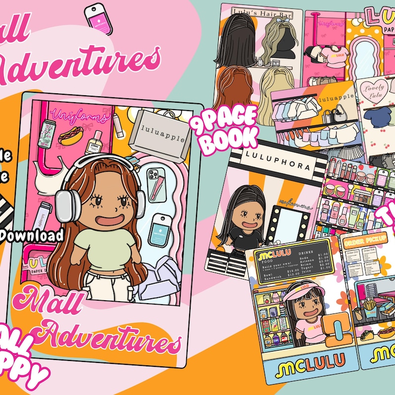 Chibi Doll Printable - Etsy UK