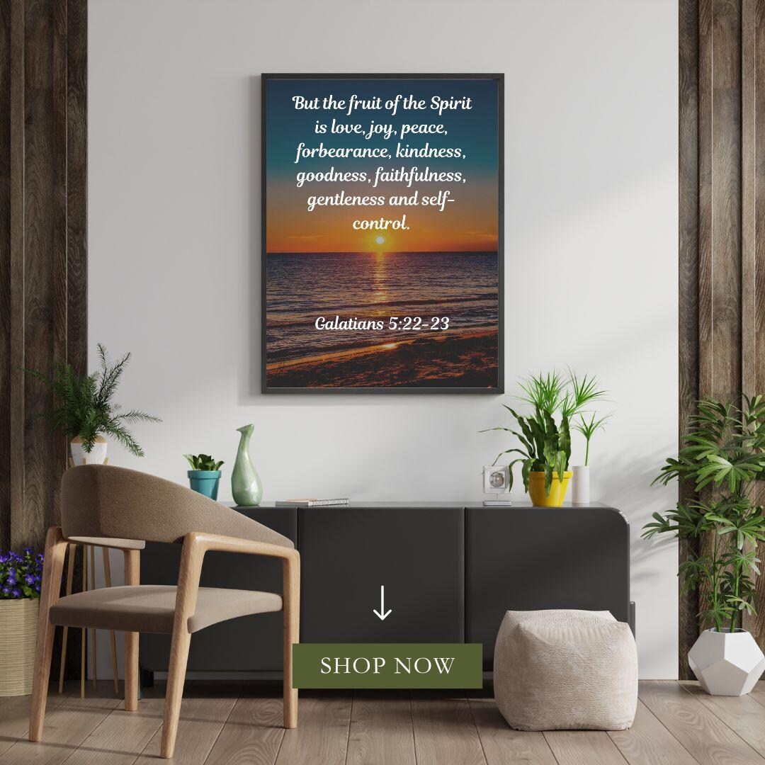 Galatians 5:22-23 Printable Bible Verse. Best for Christian Homes ...