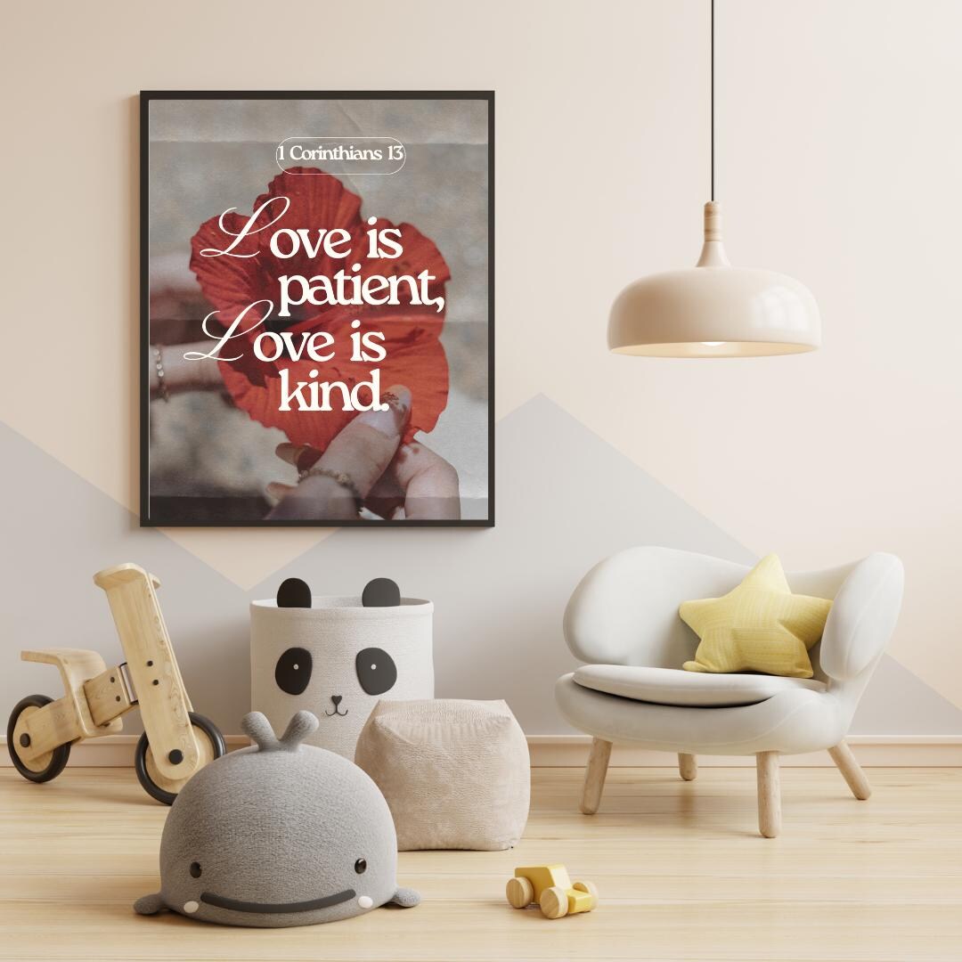 Printable Christian Posters for Digital Print. 1 Corinthians 13. Best ...