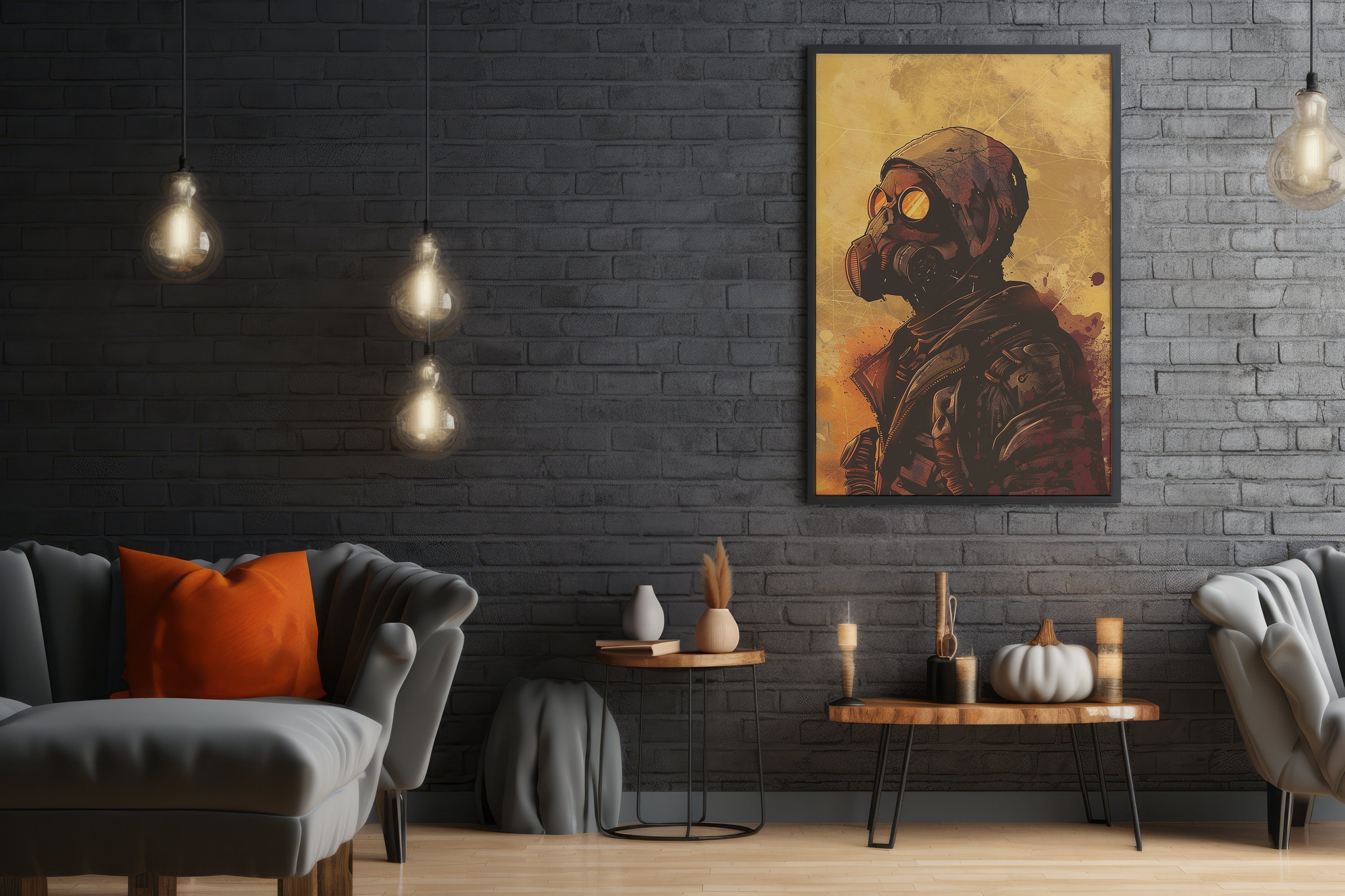 Fallout Poster Fallout TV Series Poster Art Fallout Gas Mask Video Game ...