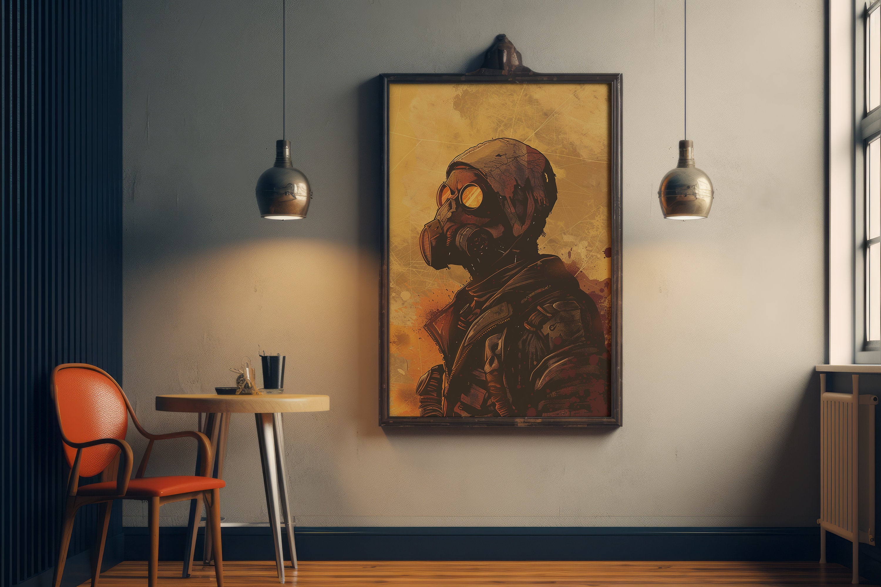 Fallout Poster Fallout TV Series Poster Art Fallout Gas Mask Video Game ...